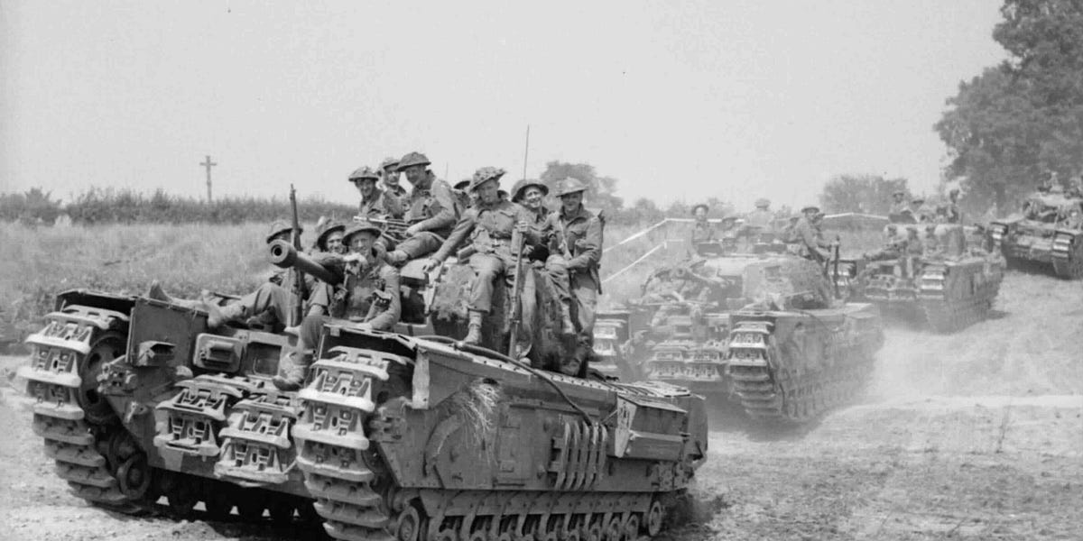 Close encounter with Panzers - by Martin Cherrett