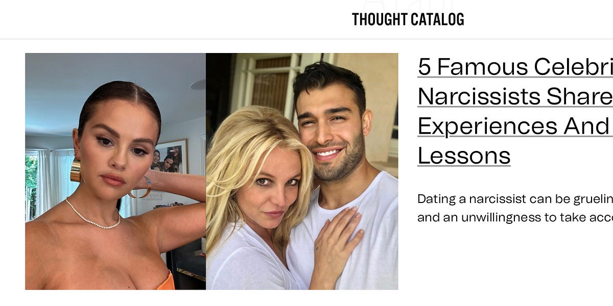 Narcissists: 5 Famous Celebrities Who Dated Narcissists Share Their ...