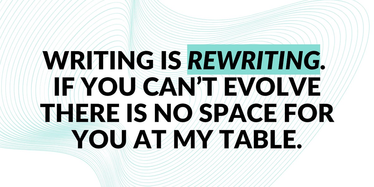 Writing is Rewriting - by Dr. Julie Gurner
