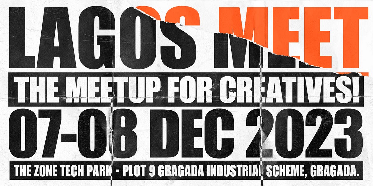 Lagos Meet to host its 2023 meetup for all creative professionals in Lagos this December