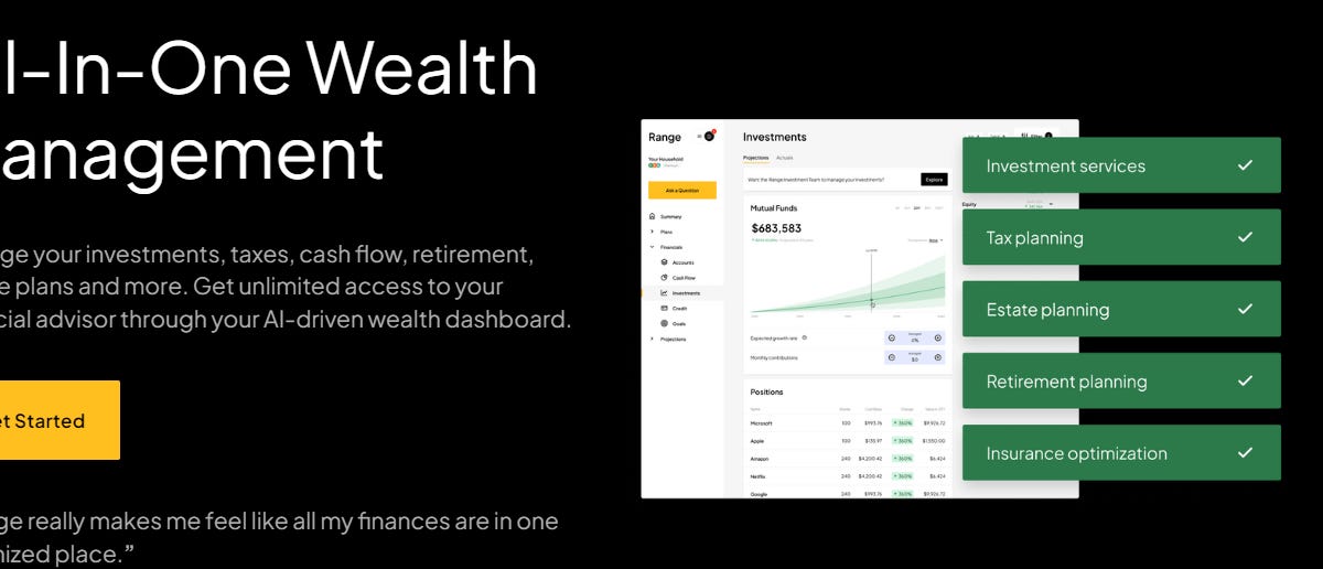 Digital Wealth: AI wealthtech Range gets $12MM to replace human ...