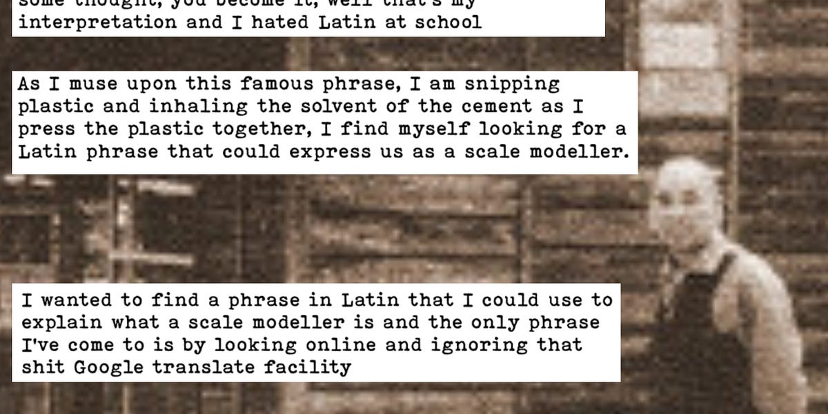 "Facio ergö sum" - Mos6510 Models Substack