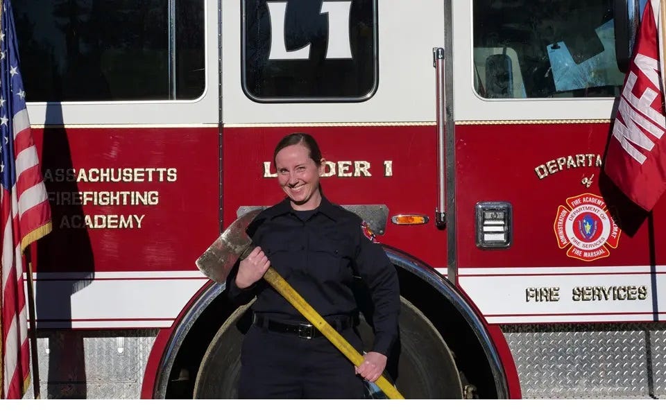 Firefighter Janet McCarthy graduates from Massachusetts Firefighting ...