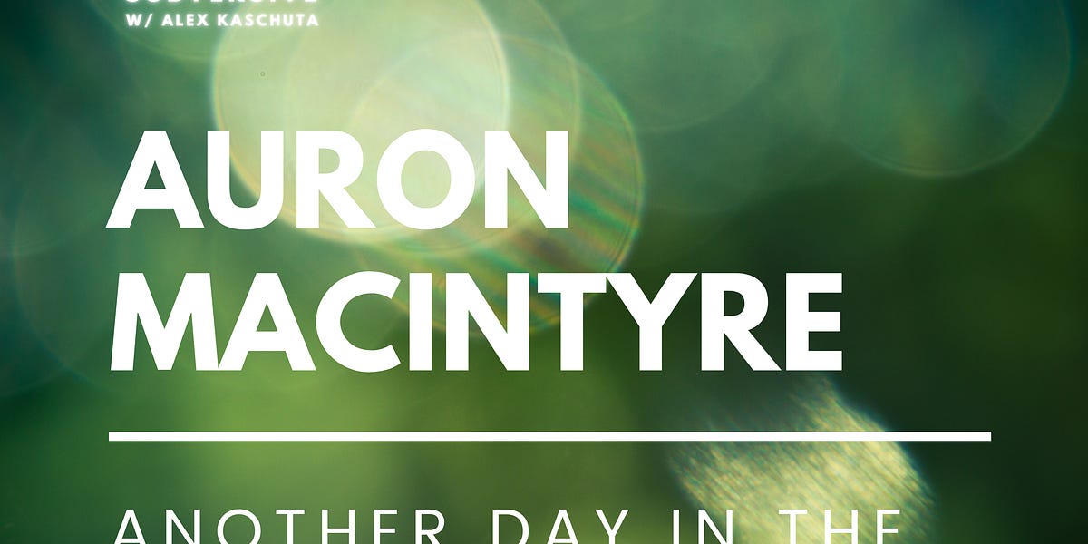 Auron MacIntyre - Another Day in the Total State
