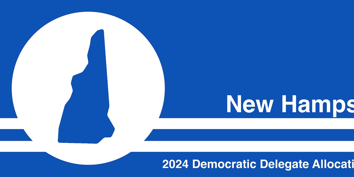 2024 Democratic Delegate Allocation: NEW HAMPSHIRE