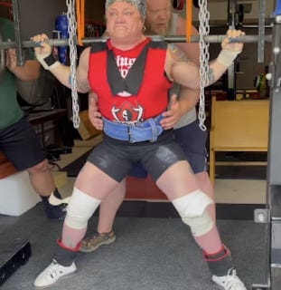 The Overkill Canvas Squat Suit(s) - by Roman Mustaccio