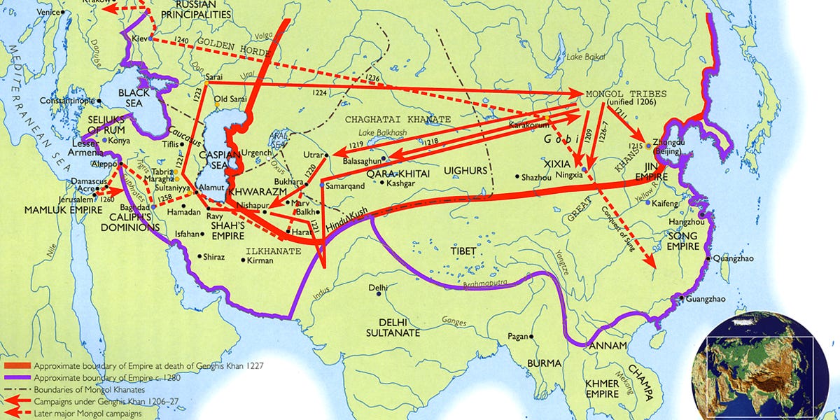 Today in European history: the Battle of the Kalka River (1223)