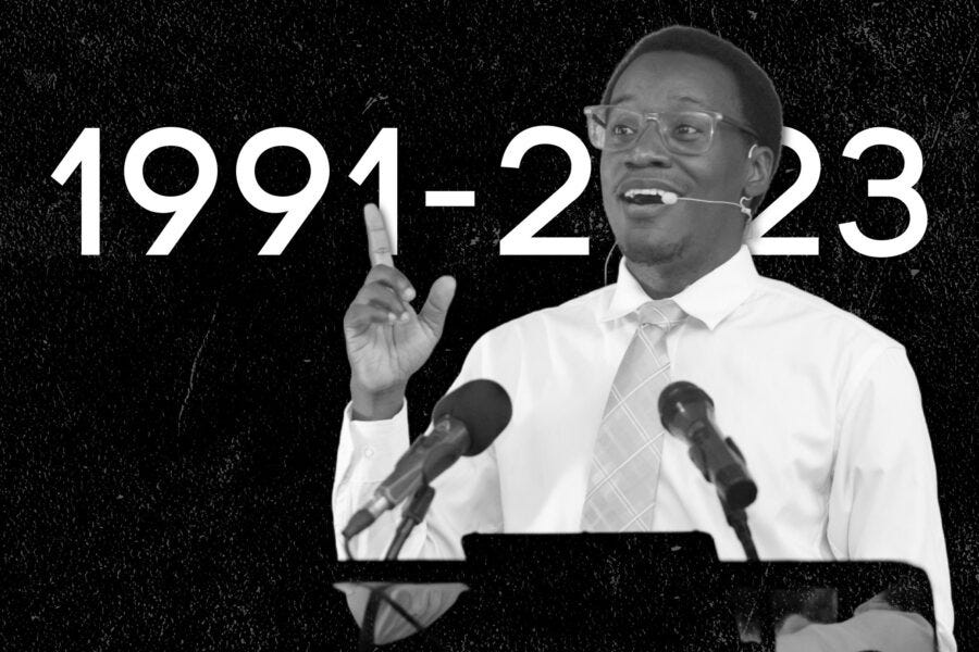 Conrad Mbewe Announces His Son, 32, Has Passed Away