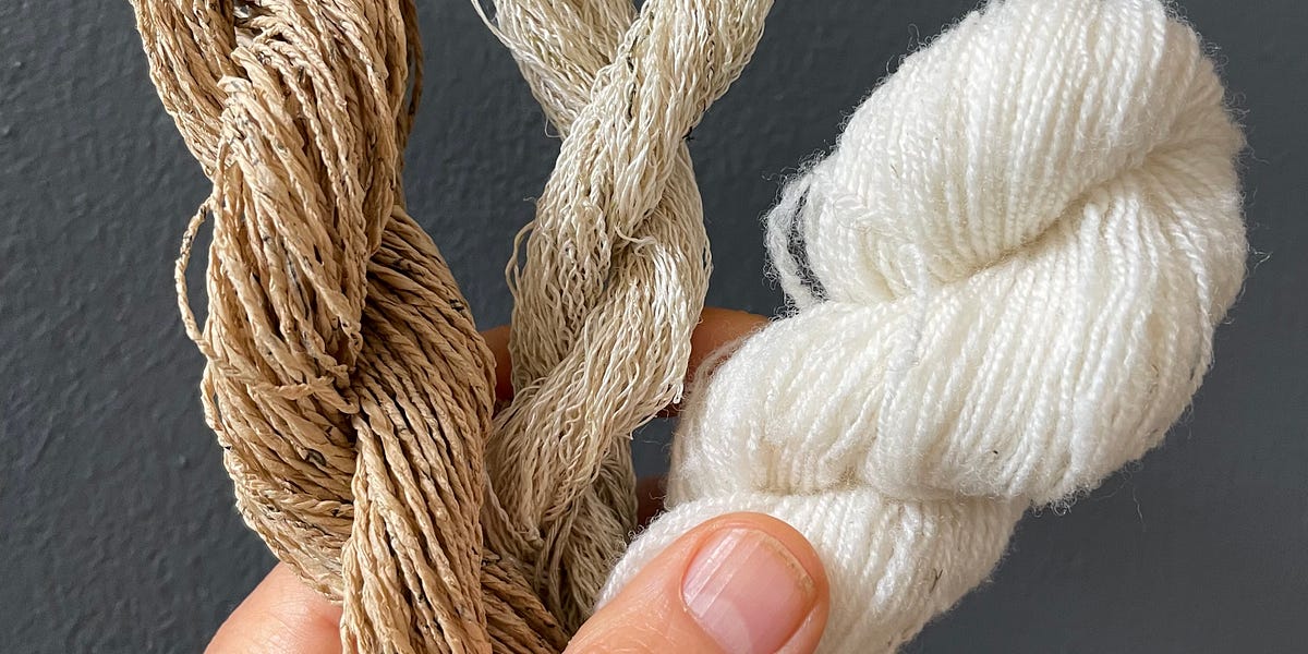 wool, paper, milkweed - by Sarah C Swett - The Gusset