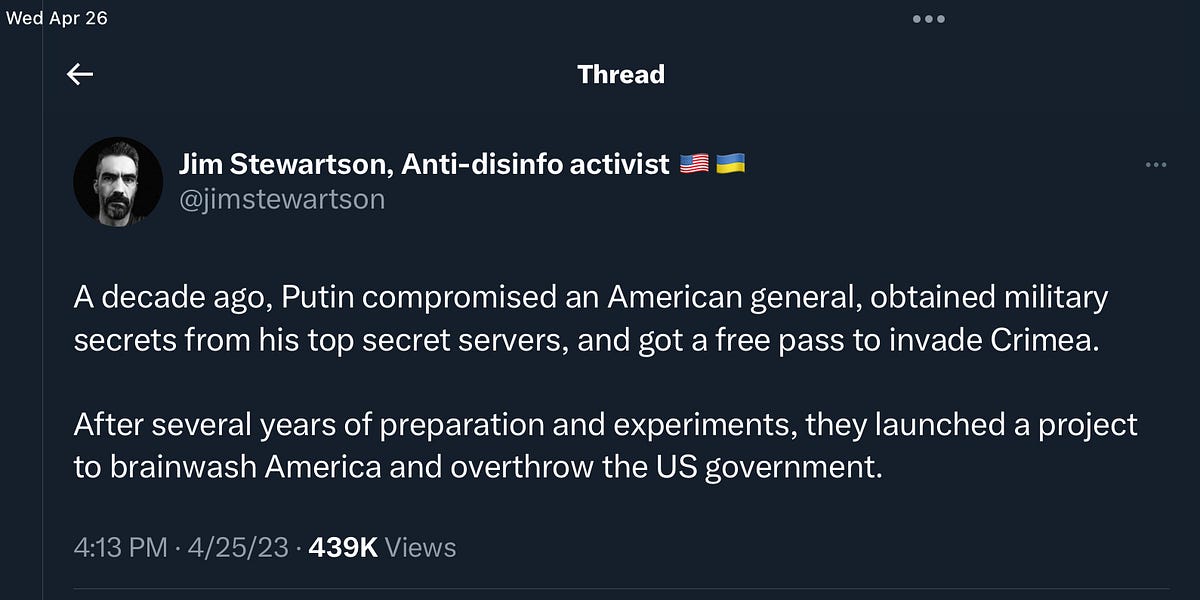 Narrative Warfare: A Movie Pitch - by Jim Stewartson