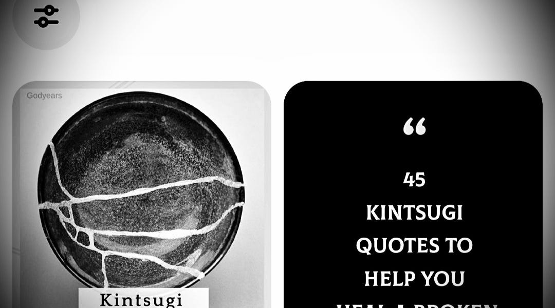 Kintsugi my arse - by Lyndsay Cedarwood - The Joy Jar
