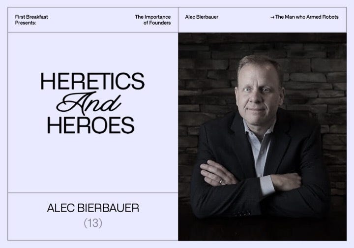 Alec Bierbauer, The Man Who Armed Robots