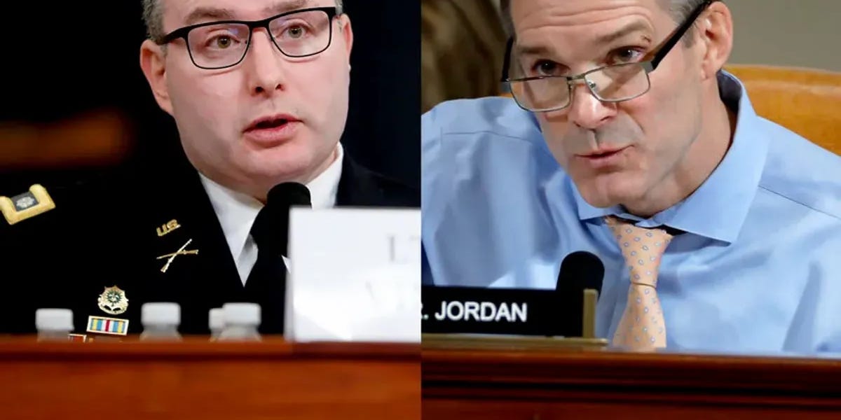 Hey, Jim Jordan, I Haven't Forgotten - Rachel Vindman