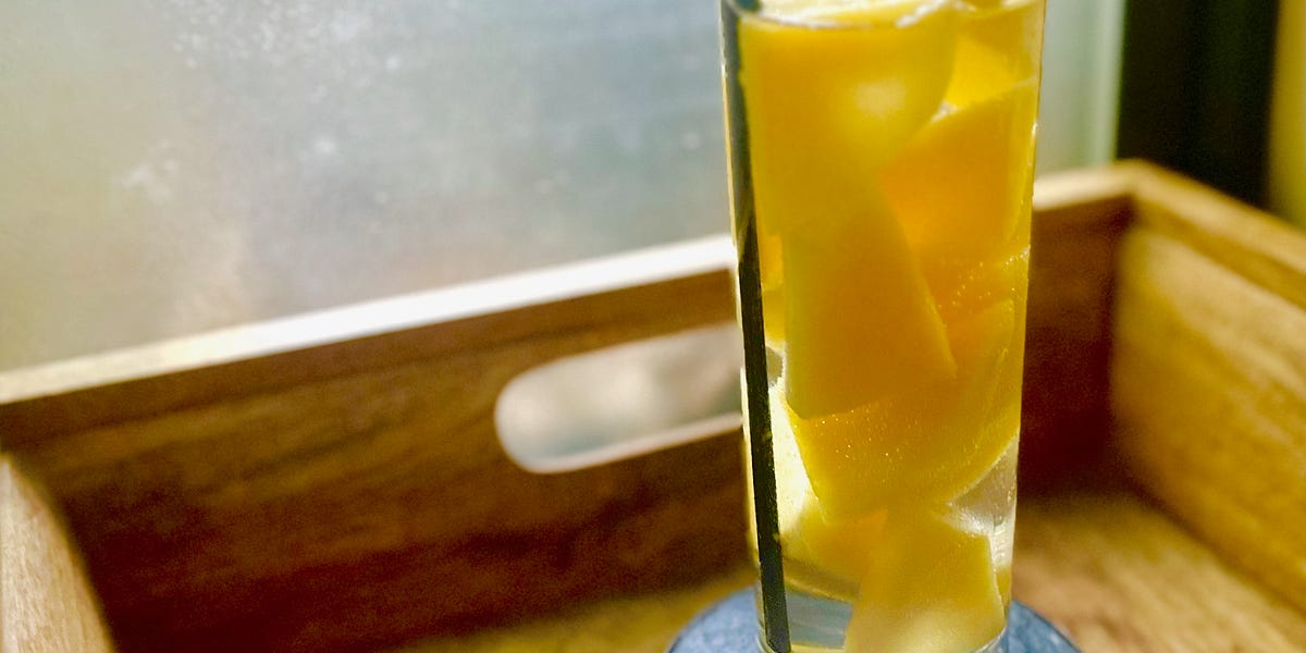 Mezcal & Mango & Tonic - by Peter Suderman