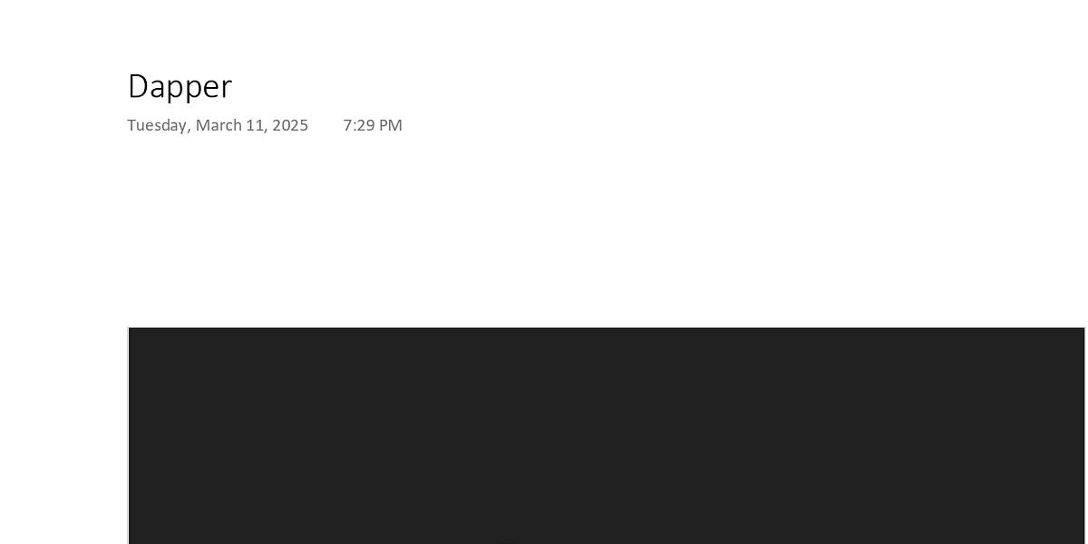Google Dapper - by Jordan Epstein - Jordan’s Substack