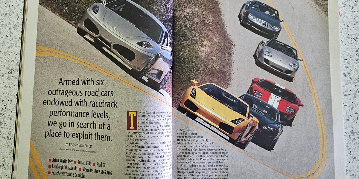 Flashback: Supercars Up, C/D Staff Down - by Jack Baruth