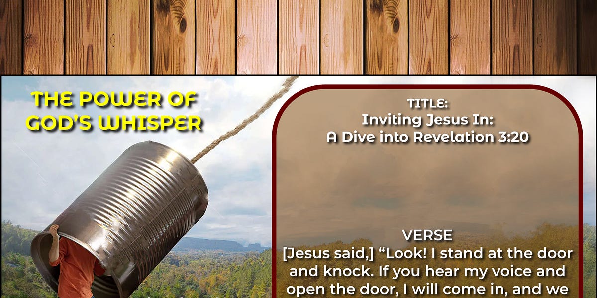 23-153 Inviting Jesus In: A Dive into Revelation 3:20