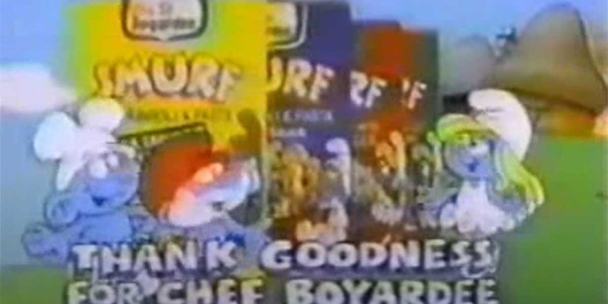 Delicious Smurf Pasta - The Retroist