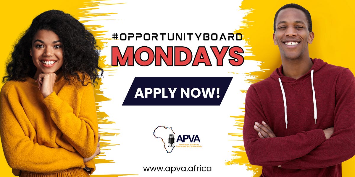 Opportunity Board: #1 - APVA Editor