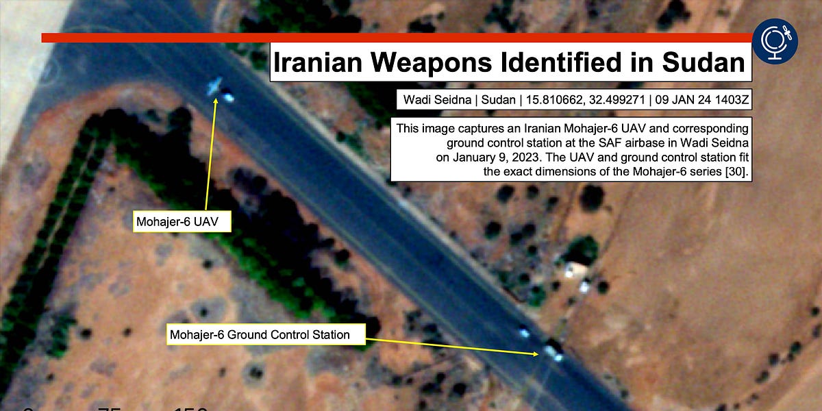 Iran's air bridge to the Sudanese military
