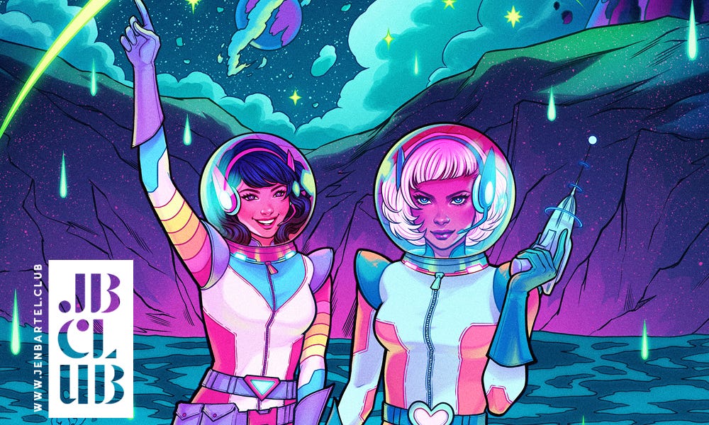 Space Girls - by Jen Bartel - JENBARTEL.CLUB 🌈