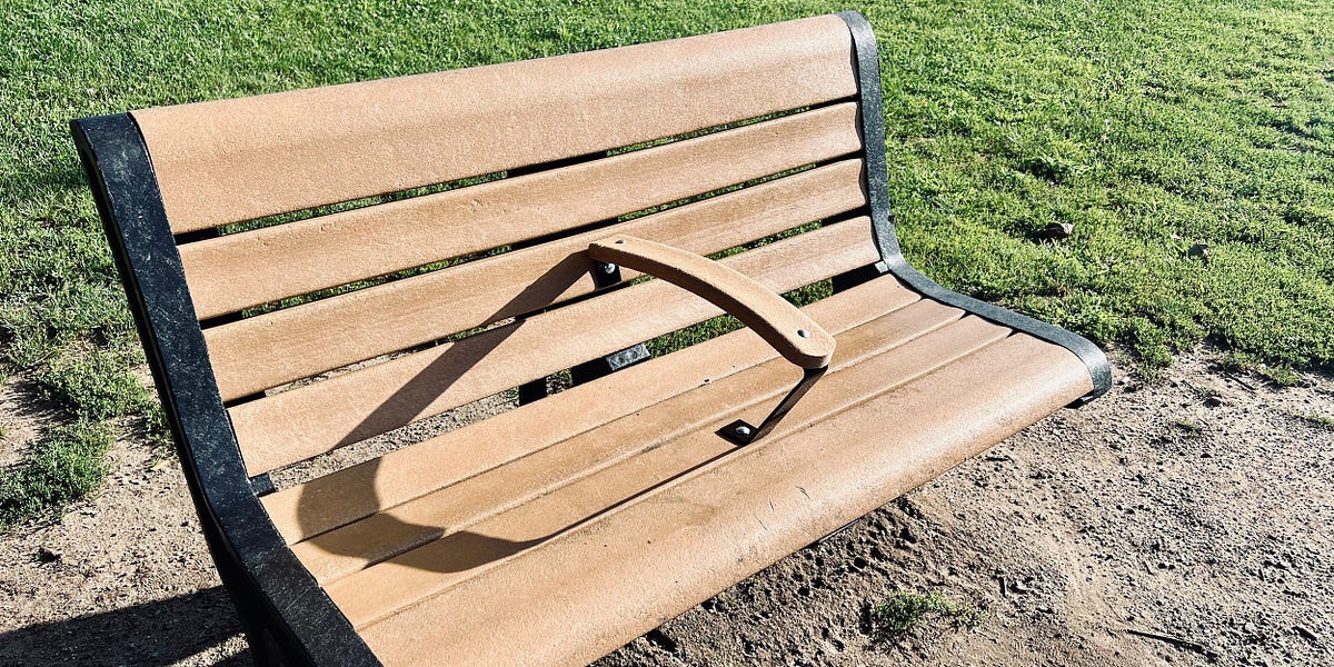 Woonsocket installs anti-homeless architecture in Social Park