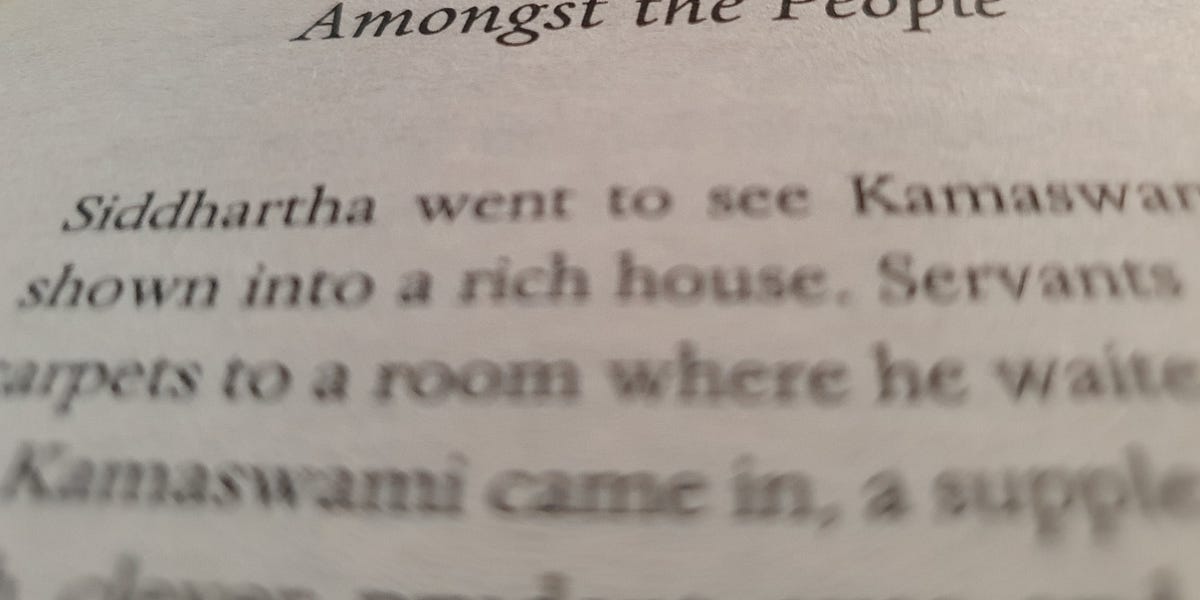 Siddhartha Chapter 6: Amongst the People