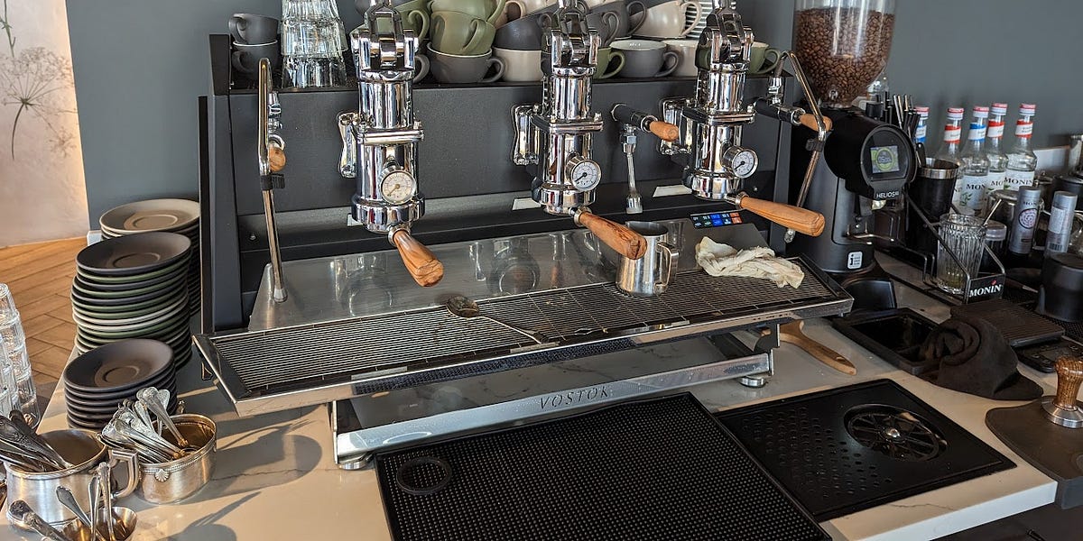On Lever-Pulled Espresso and Exploration - by Carey Lening