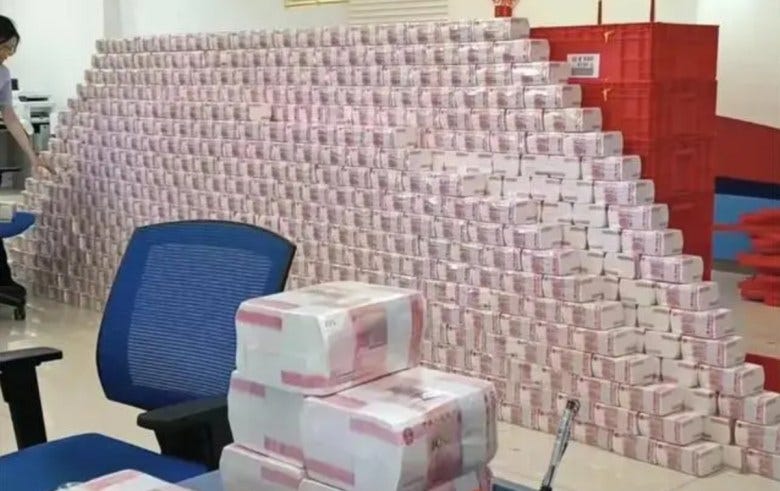 Cash Wall. - by John Ellis - News Items