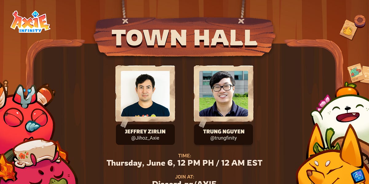 Axie Infinity June Town Hall Recap - The Lunacian