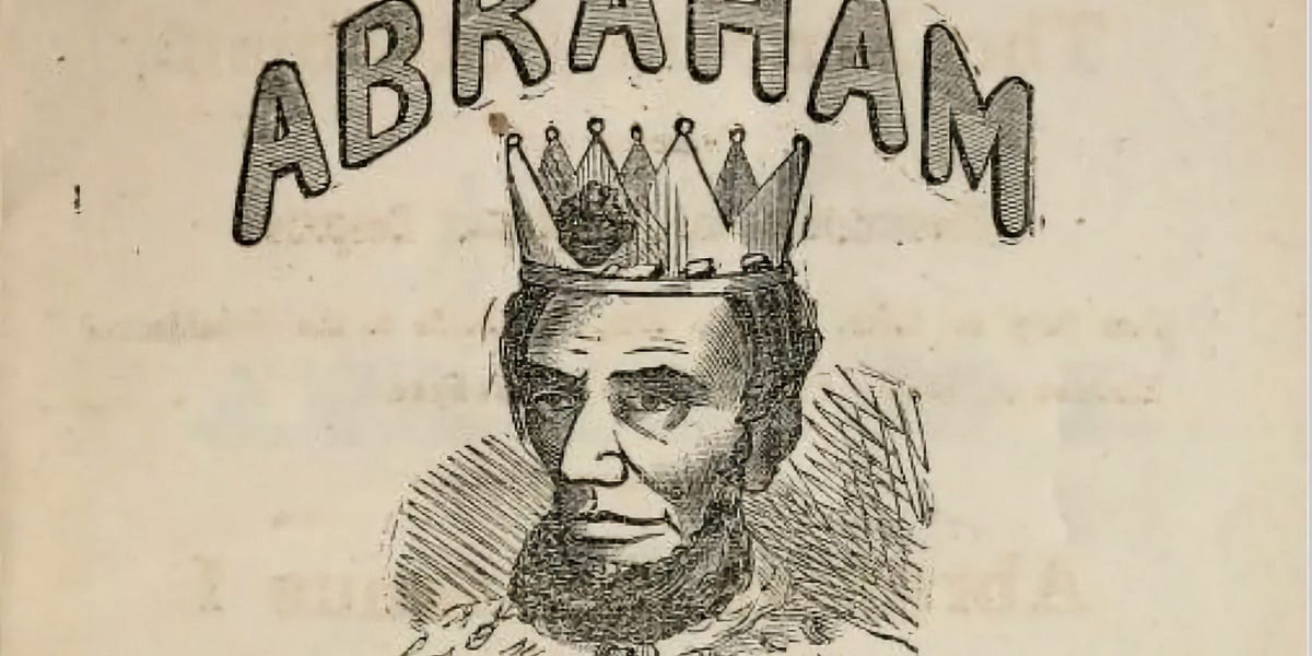 Abe Lincoln: African King? (1864) - by Peter Pappas
