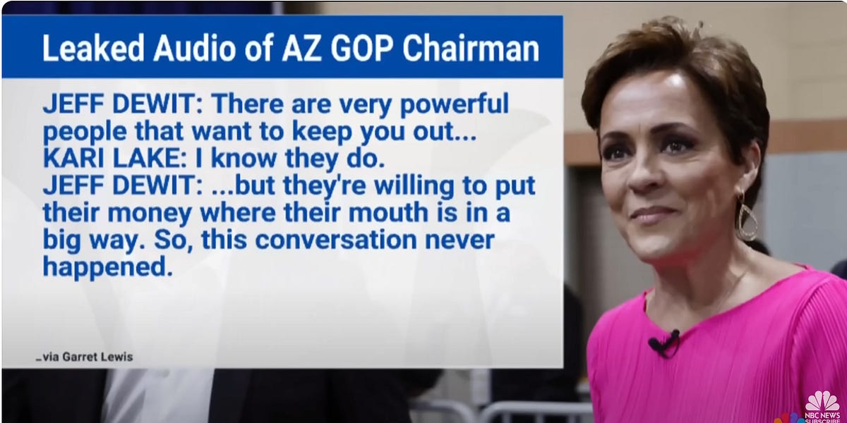 AZ GOP Chair Outwitted By Kari Lake, Immediately Resigns In Shame AZ GOP Chair Outwitted By Kari Lake, Immediately Resigns In Shame