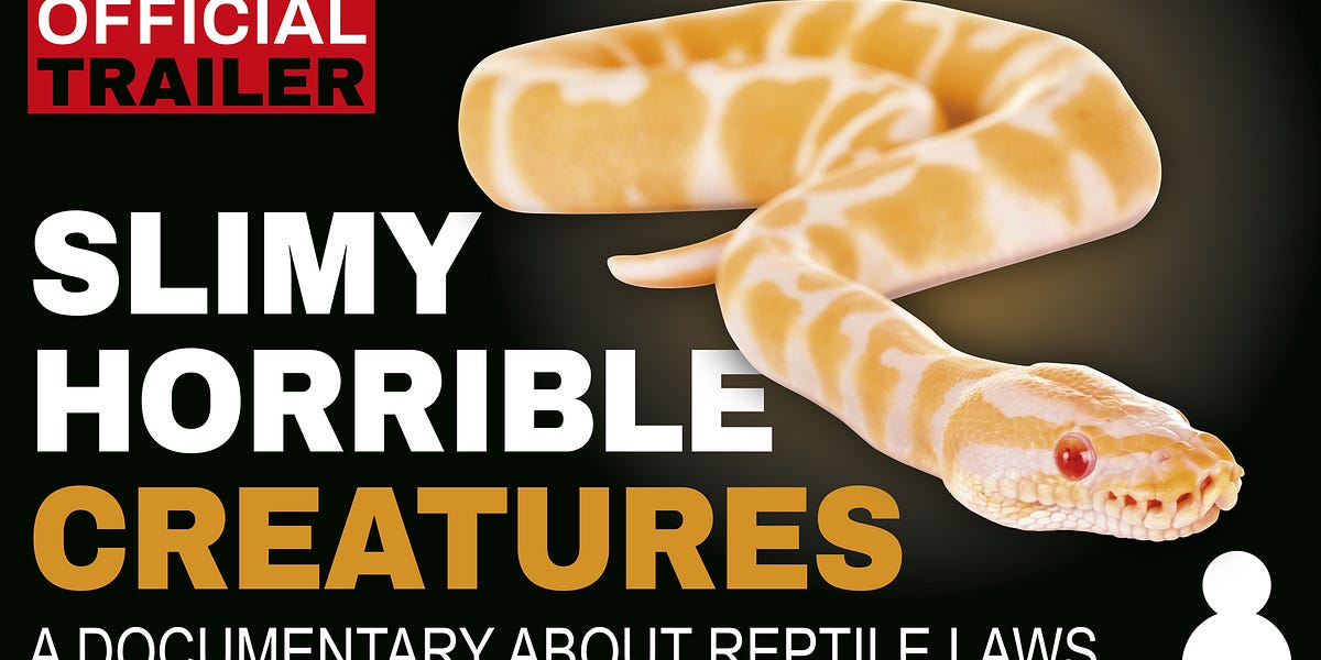 Slimy, Horrible Creatures - by Responsible Reptile Keeping