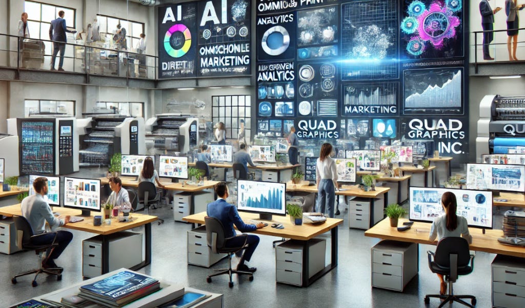 Quad Graphics, Inc. (QUAD) Reinvents Print with AI-Driven Campaigns