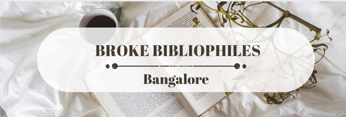 Broke Bibliophiles Bangalore Bulletin #17.5