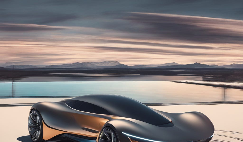 Electric Car - by Dania Miwa - One New Thing a Day