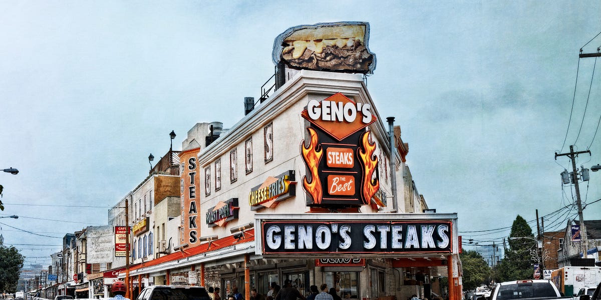 Geno's Philadelphia Cheesesteak House - by Rich Greissman
