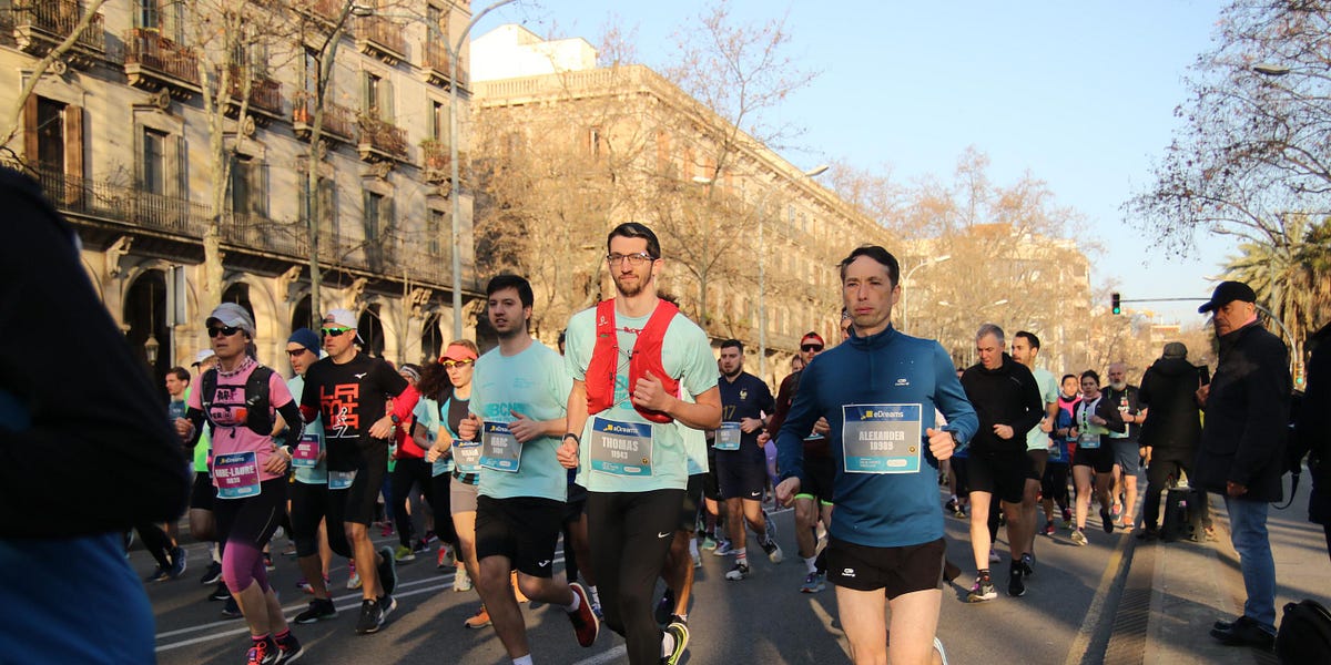 Semi-marathon de Barcelone - Thomas’s Substack