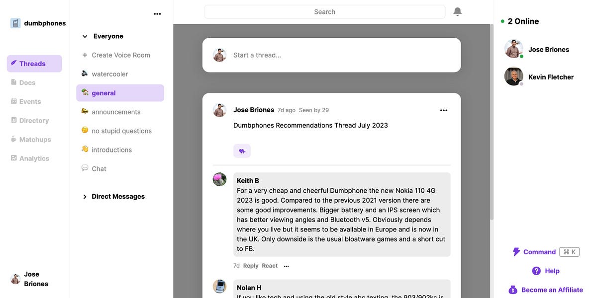 Introducing: The Dumbphone Forum - by Jose Briones