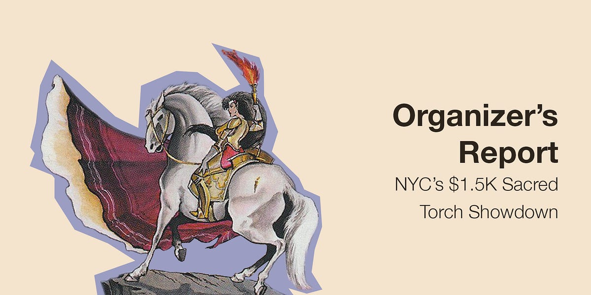 Sacred Torch Showdown Organizer's Report - by Phil Nguyen