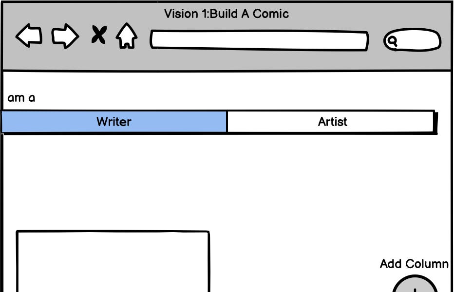 Vision 1: WYSIWYG Comic Site - Bluegem Network's Substack