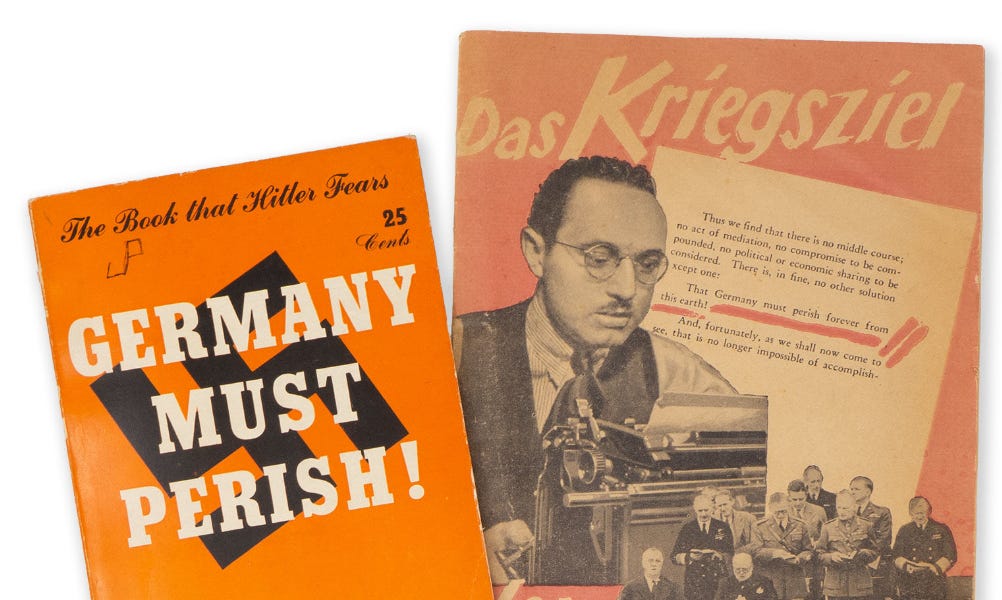 The Origin of the Morgenthau Plan in Theodor Nathan Kaufman's 'Germany ...