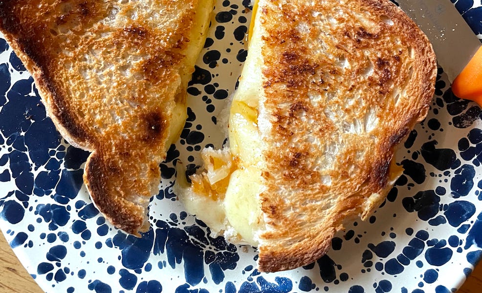 the life-saver (aka a fancy cheese toastie)