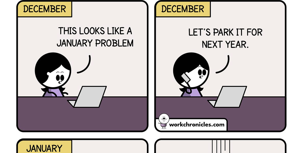 (comic) Happy New Year - Work Chronicles