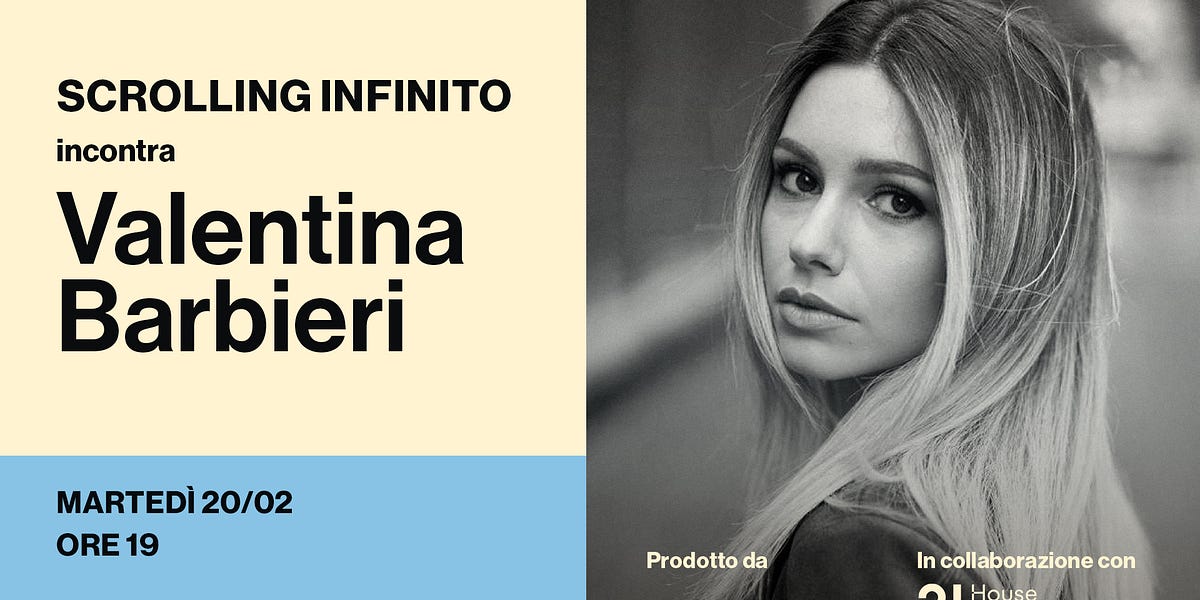 Scrolling Infinito incontra Valentina Barbieri