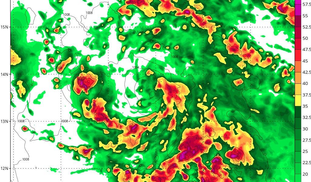 Islands in the Cone: The Hurricane Watch for October 19th