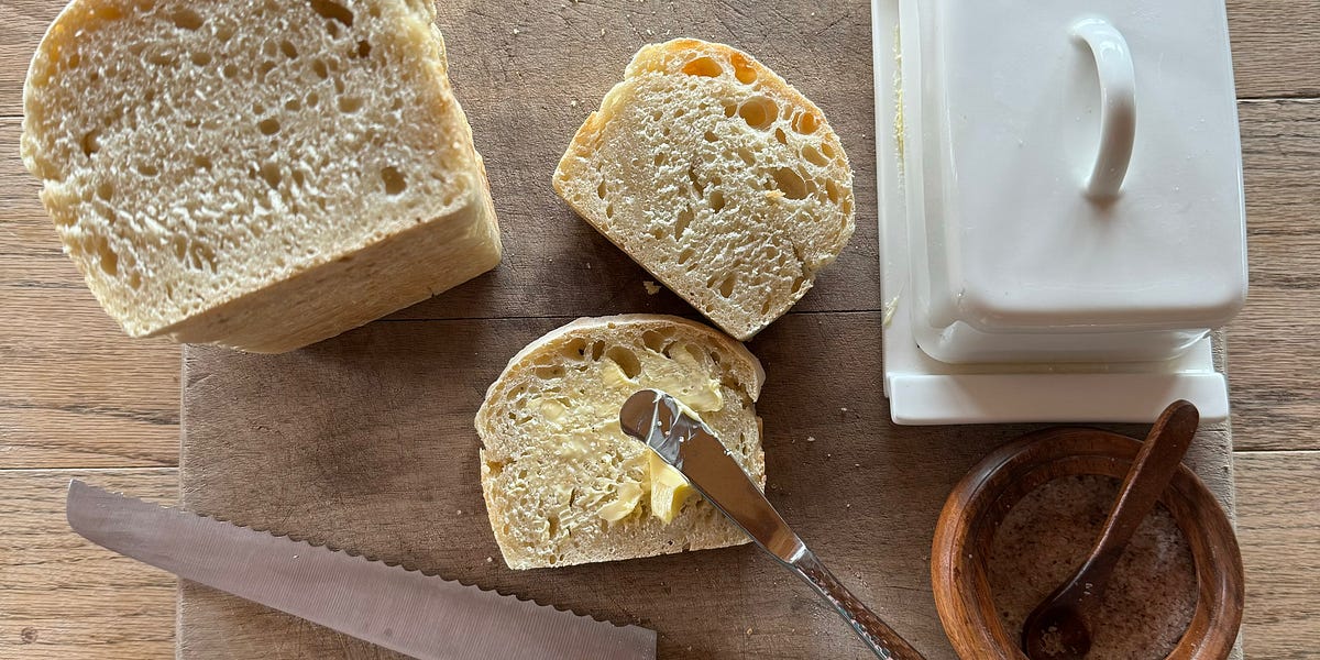 The laziest way to make sourdough bread