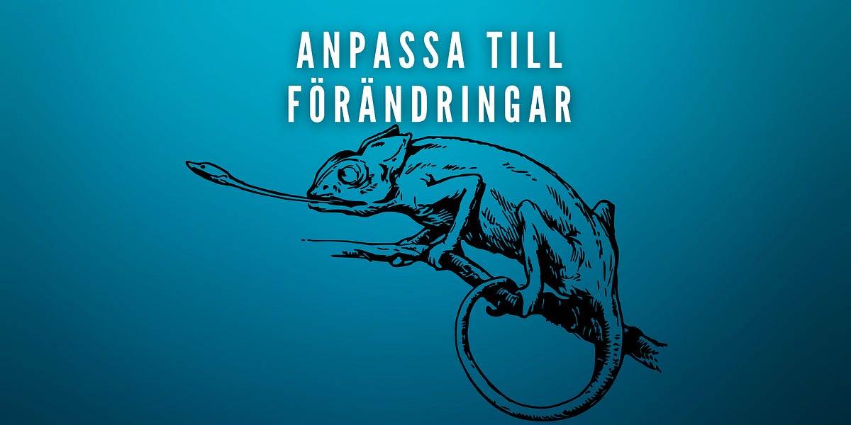 Anpassa till förändringar - by Douglas Forsling
