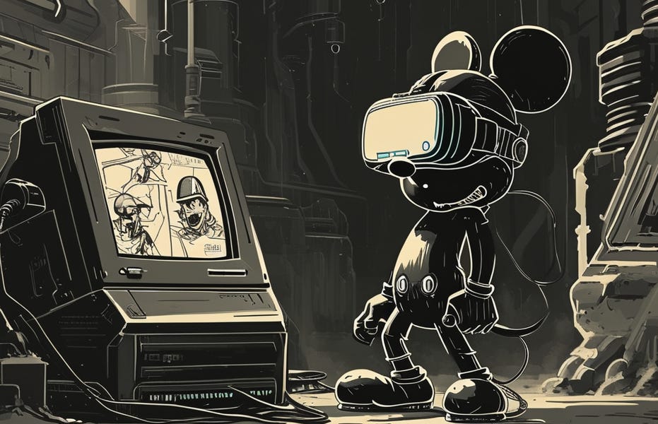 Mickey Mouse is stuck in your MacBook - by Christian Sawyer