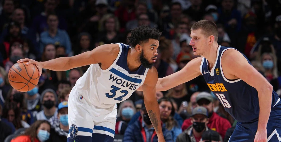 Timberwolves vs. Nuggets (Win Percentage, Projected Lineups, Ranks, Injuries)